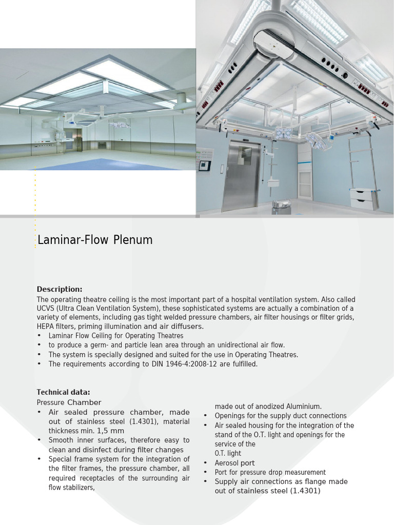 Laminar Flow Plenum Box | PDF | Duct (Flow) | Laminar Flow
