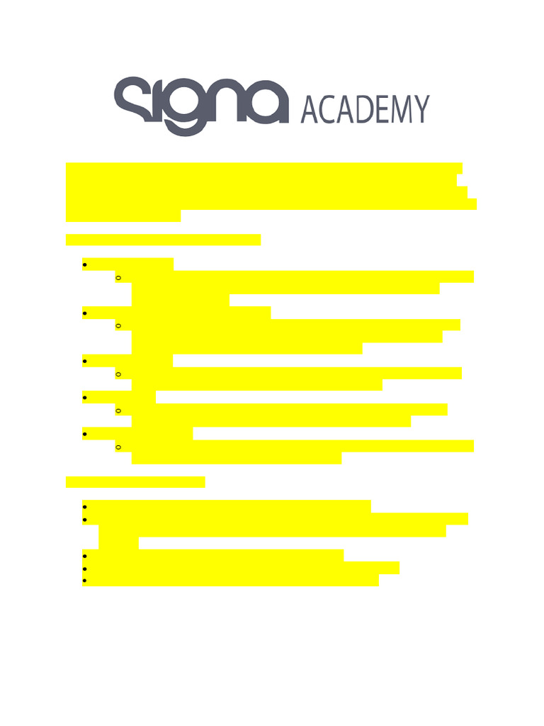 Signa's Internet Usage Policy | PDF