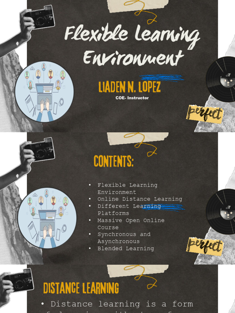 Flexible Learning Environment & Types of Online Distance Education ...
