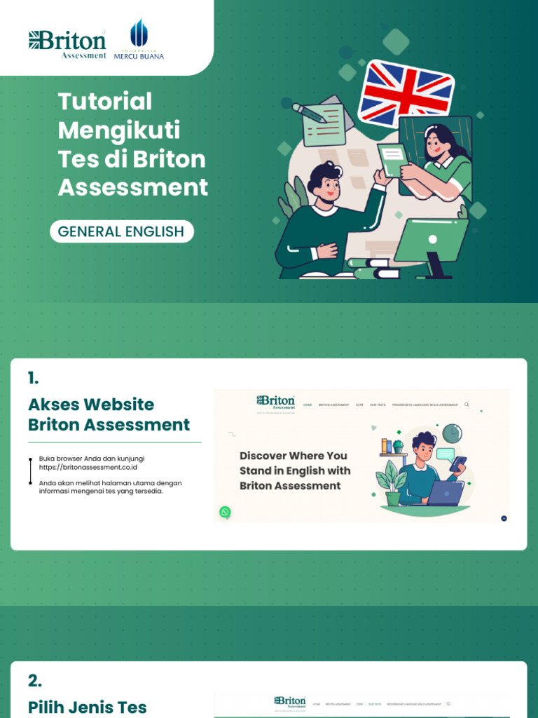 Panduan Tes di Briton Assessment | PDF