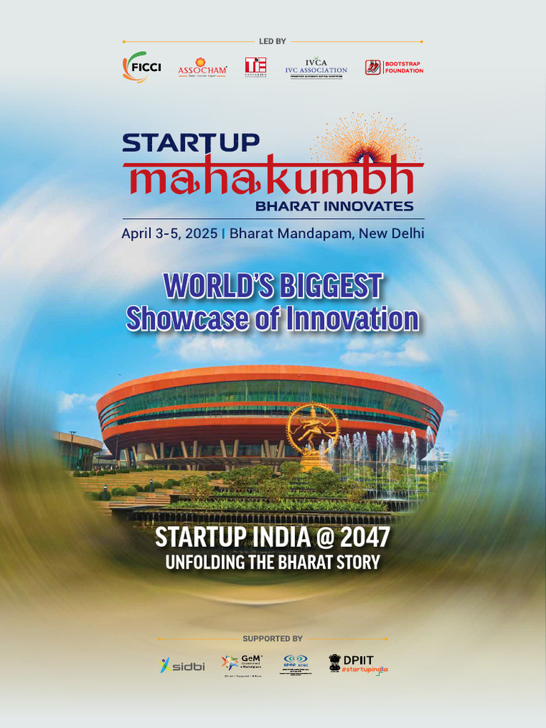 Startup Mahakumbh, April 3-5, Bharat Mandapam | PDF | Startup Company ...