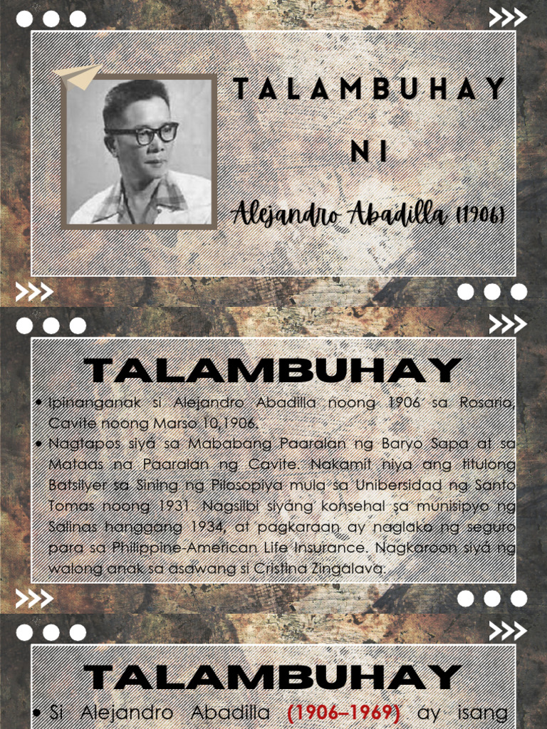 Pangkat 5 - Alejandro Abadilla (1906) | PDF