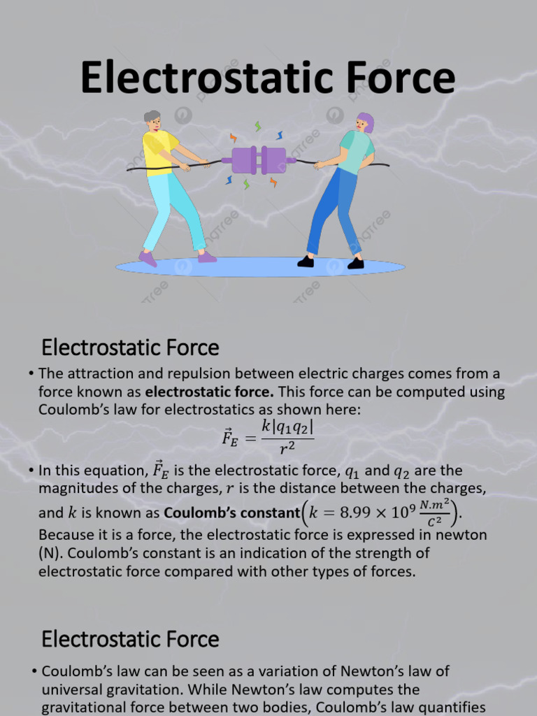 Understanding Electrostatic Force and Fields | PDF | Electric Field | Force