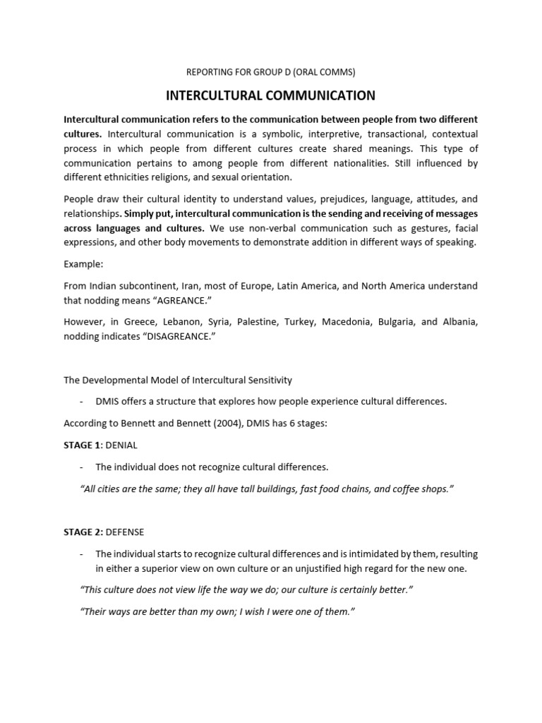 Intercultural Communication | PDF | Communication | Human Communication