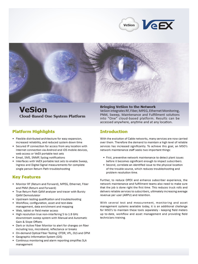 D05!00!078 VeSion Specification Sheet | PDF | Computer Network ...