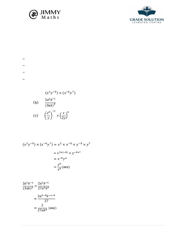 Sec 3 EMaths WA2 Revision Set 1 Answers | PDF | Byte | Interest