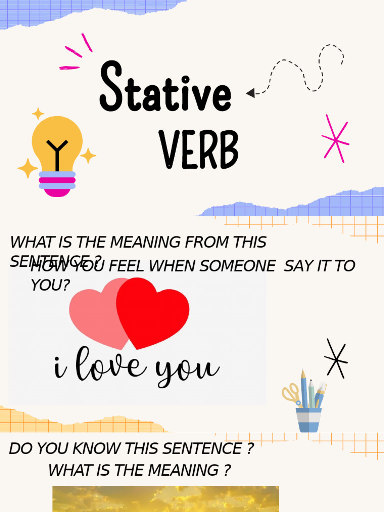 Stative Verb | PDF