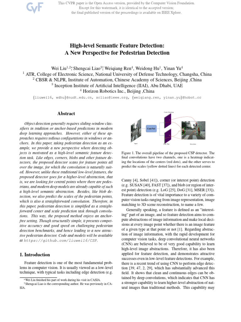 Liu High-Level Semantic Feature Detection A New Perspective For Pedestrian Detection CVPR 2019 ...