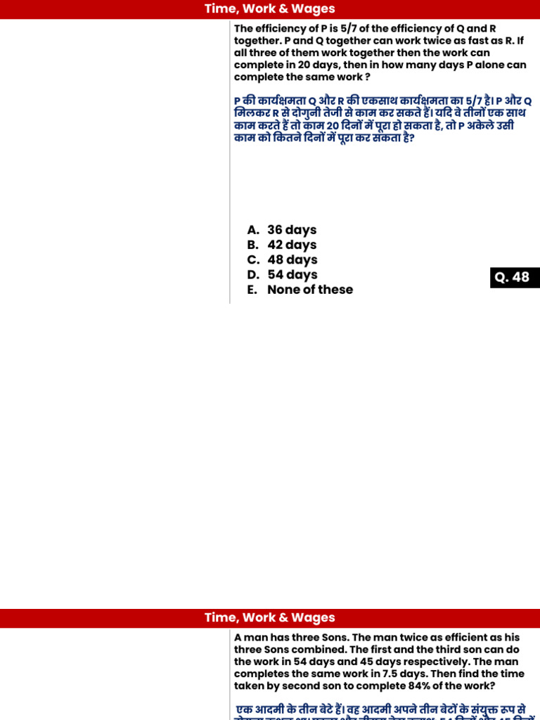 232 Time Work and Wages Time Work and Wages 05 PDF DR Ag o | PDF