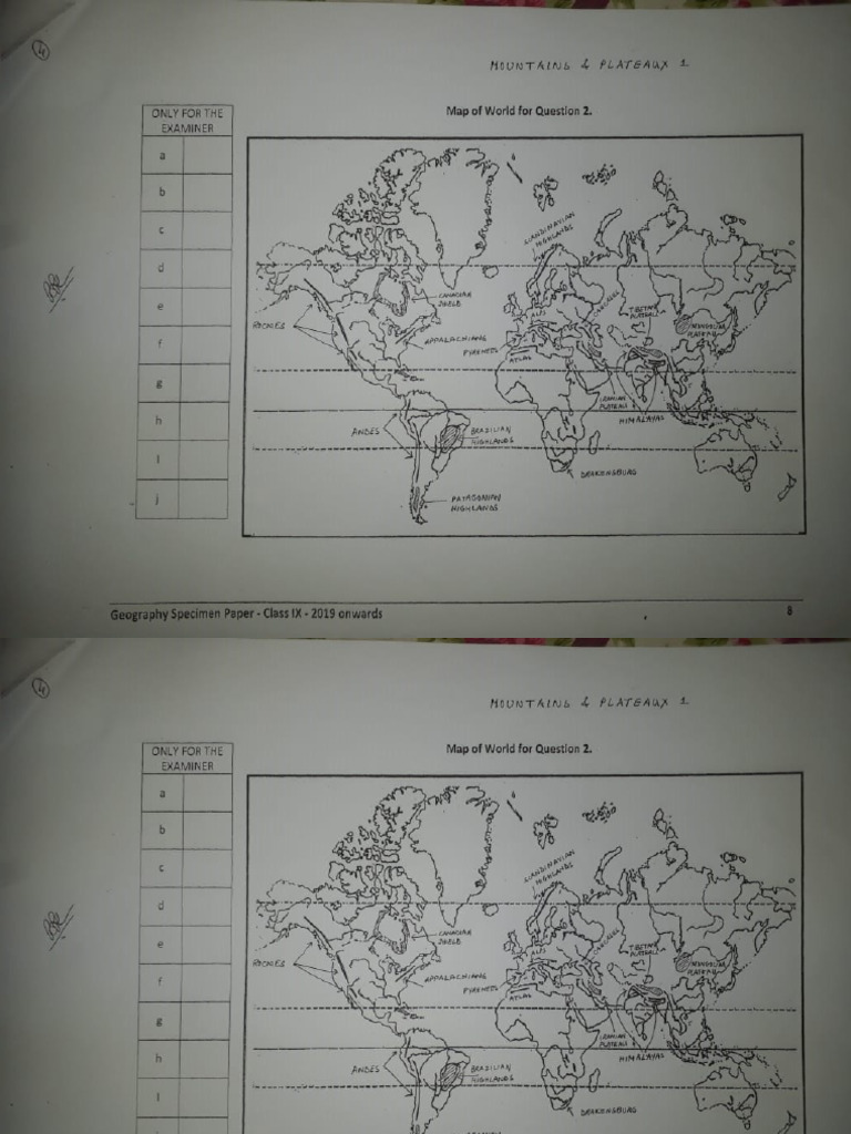 Mountains, Plateaus | PDF