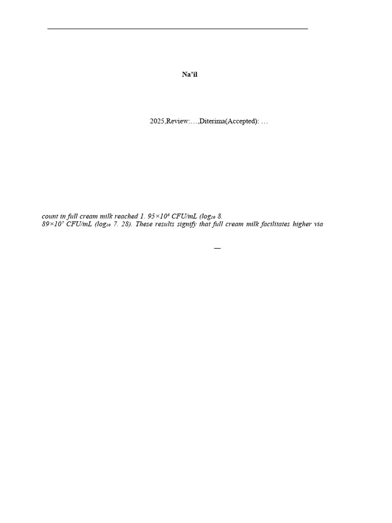 Metode Total Plate Count Pada Bakteri L.Casei | PDF
