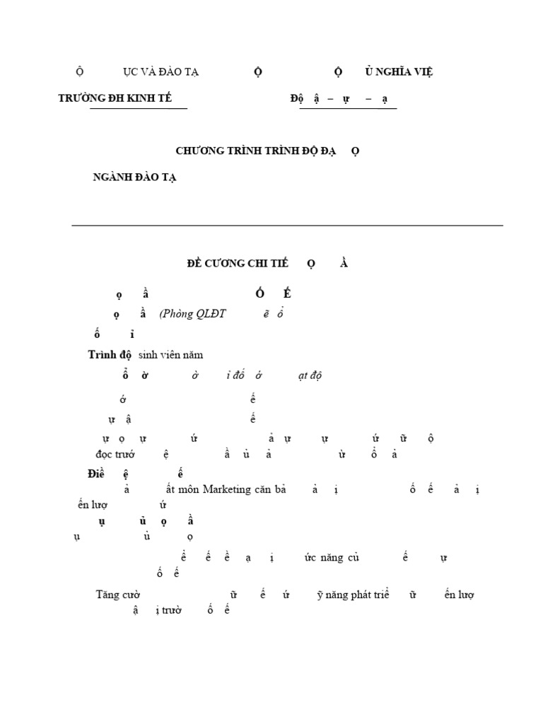 UEH Marketing Quốc tế | PDF