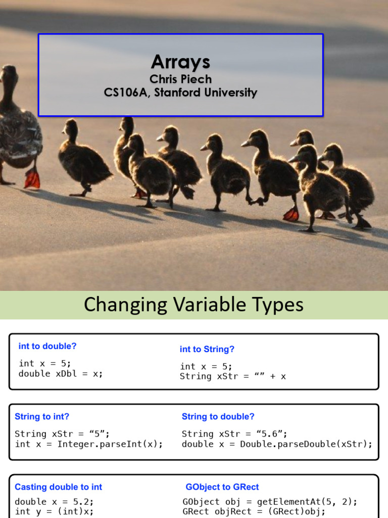 15-Arrays | PDF | Integer (Computer Science) | Software Development