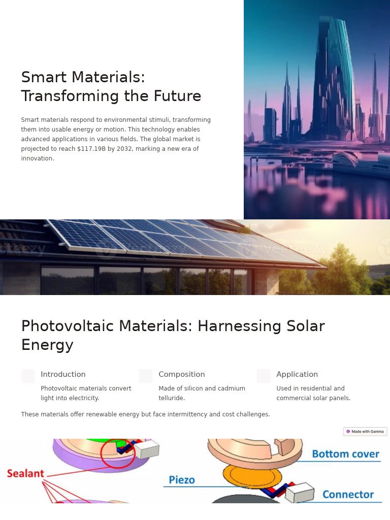 Smart Materials Transforming The Future | PDF | Photovoltaics ...
