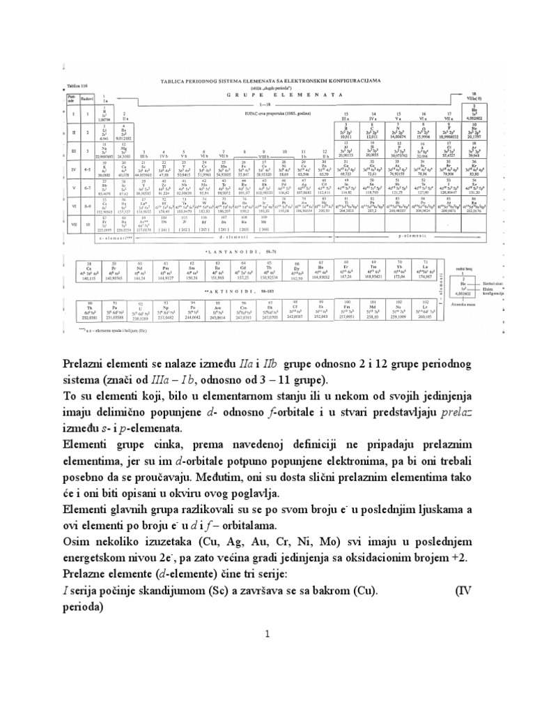 Hemijski Elementi 2 | PDF
