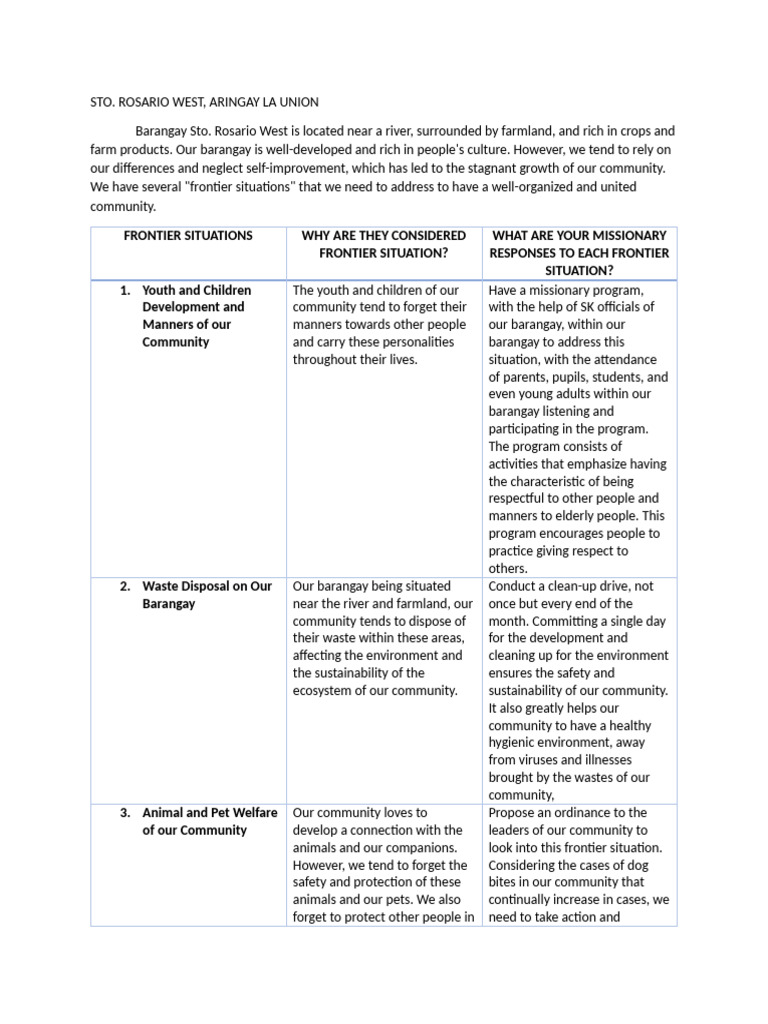 Frontier Situations | PDF | Pet | Natural Environment