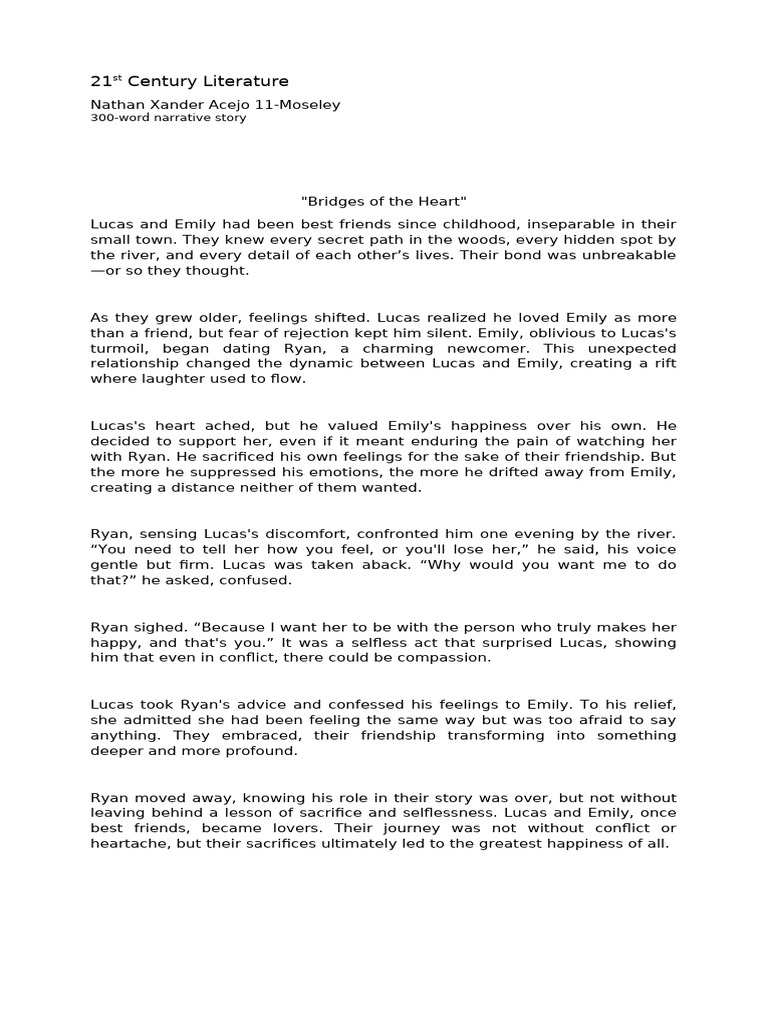 21st Century Literature NARRATIVE STORY | PDF