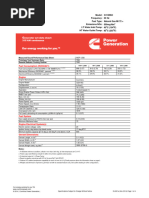 Generator Set Data Sheet | PDF | Radiator | Diesel Engine