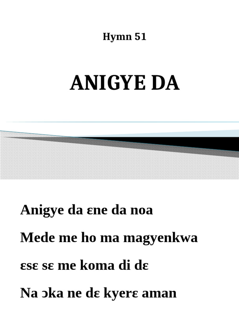 Anigye Da | PDF