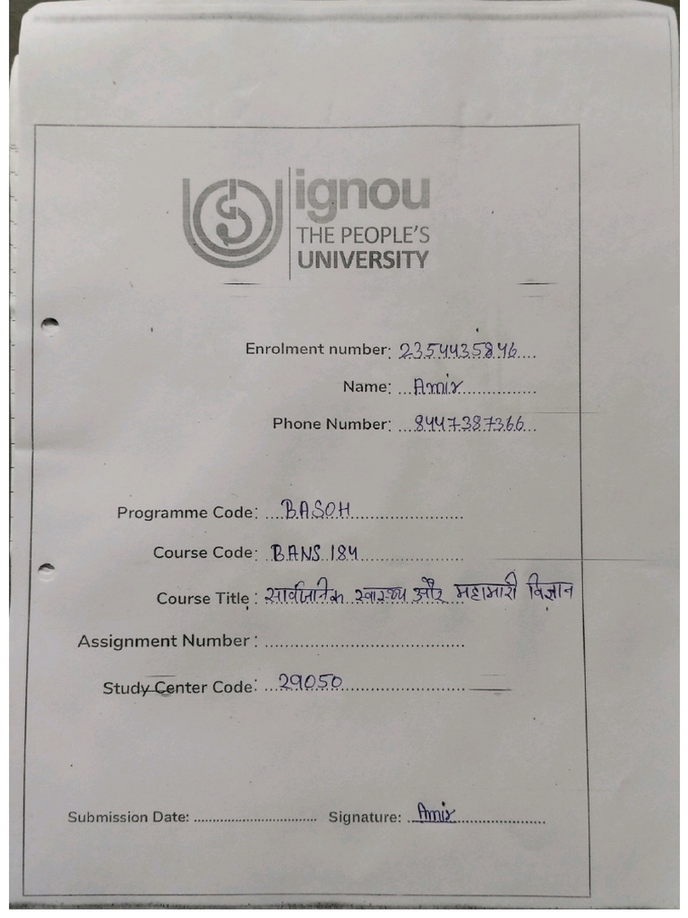 Bans 184 Assignment | PDF