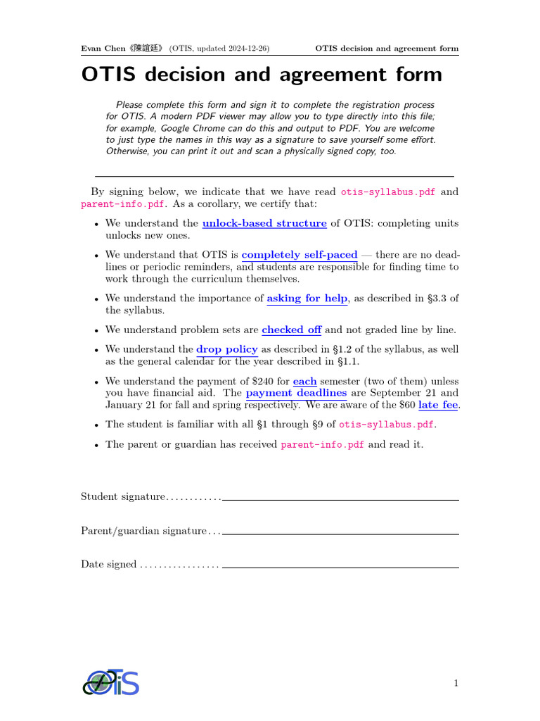 Decision Form | PDF
