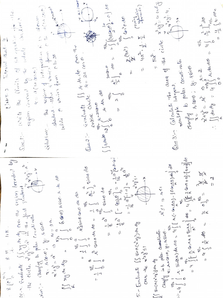 Tutorial Sheet-4 | PDF