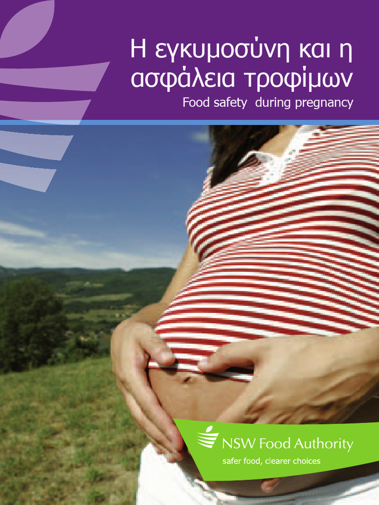 Guide Food Safety During Pregnancy Greek | PDF