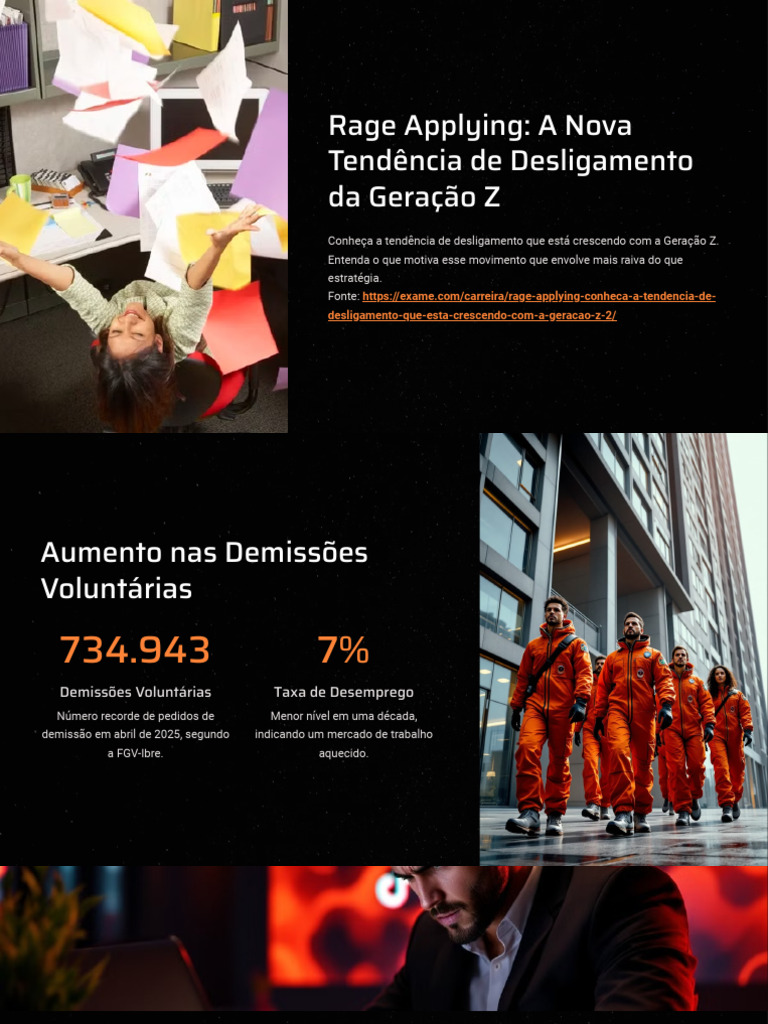 Rage Applying: Desligamento da Geração Z | PDF | Gestão de recursos humanos