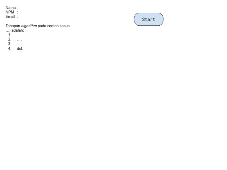 Ezi Fitriyani - w01 - Flowchart Example | PDF