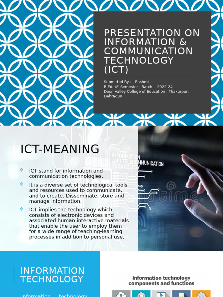 ICT in Education: Enhancing Learning | PDF | Educational Technology ...