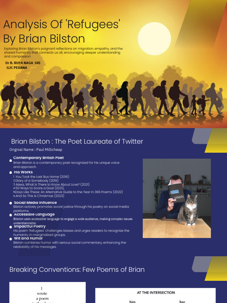 Analyzing Bilston's 'Refugees' Poem | PDF | Poetry | Refugee
