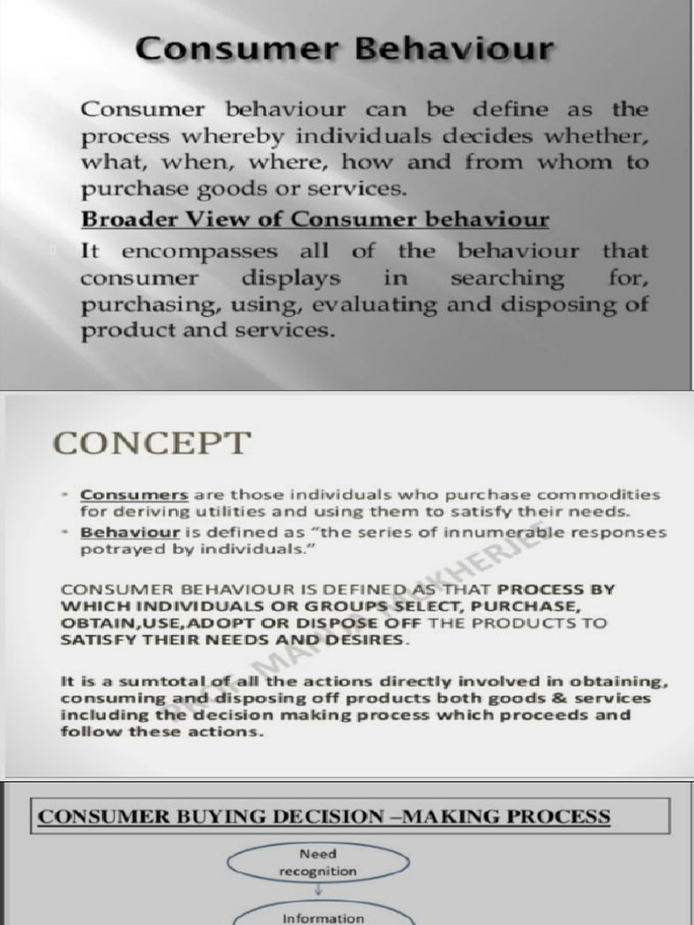 Consumer Behavior: Stimulus-Response Model | PDF