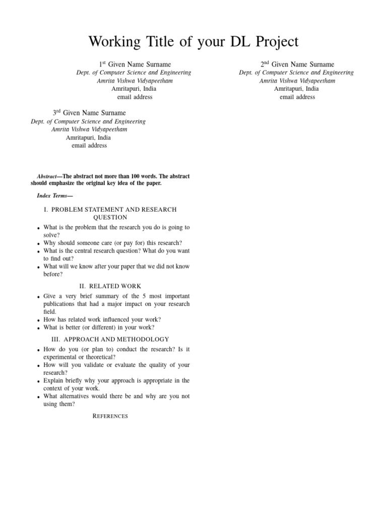 IEEE Conference Template | PDF