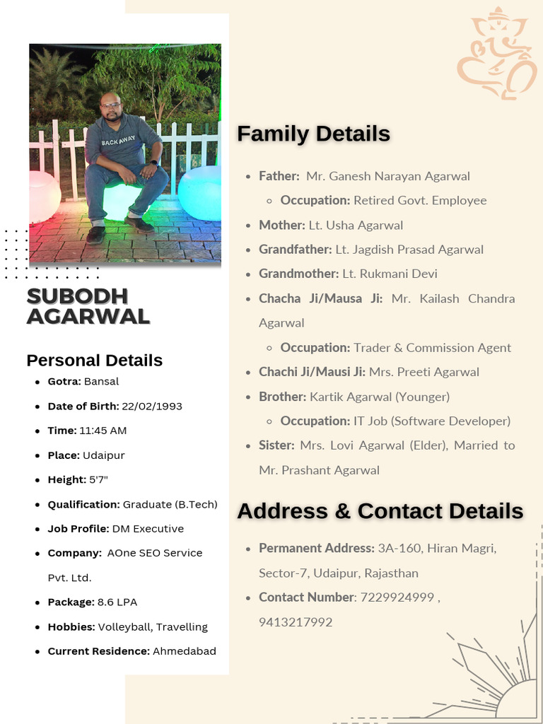 Subodh Agarwal BD | PDF