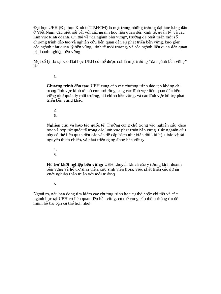 Đại học UEH | PDF