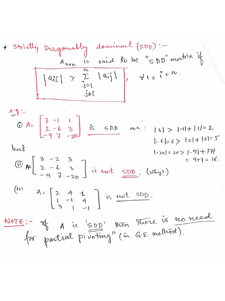 Unit III L4 SDD and Gauss-Seidel | PDF