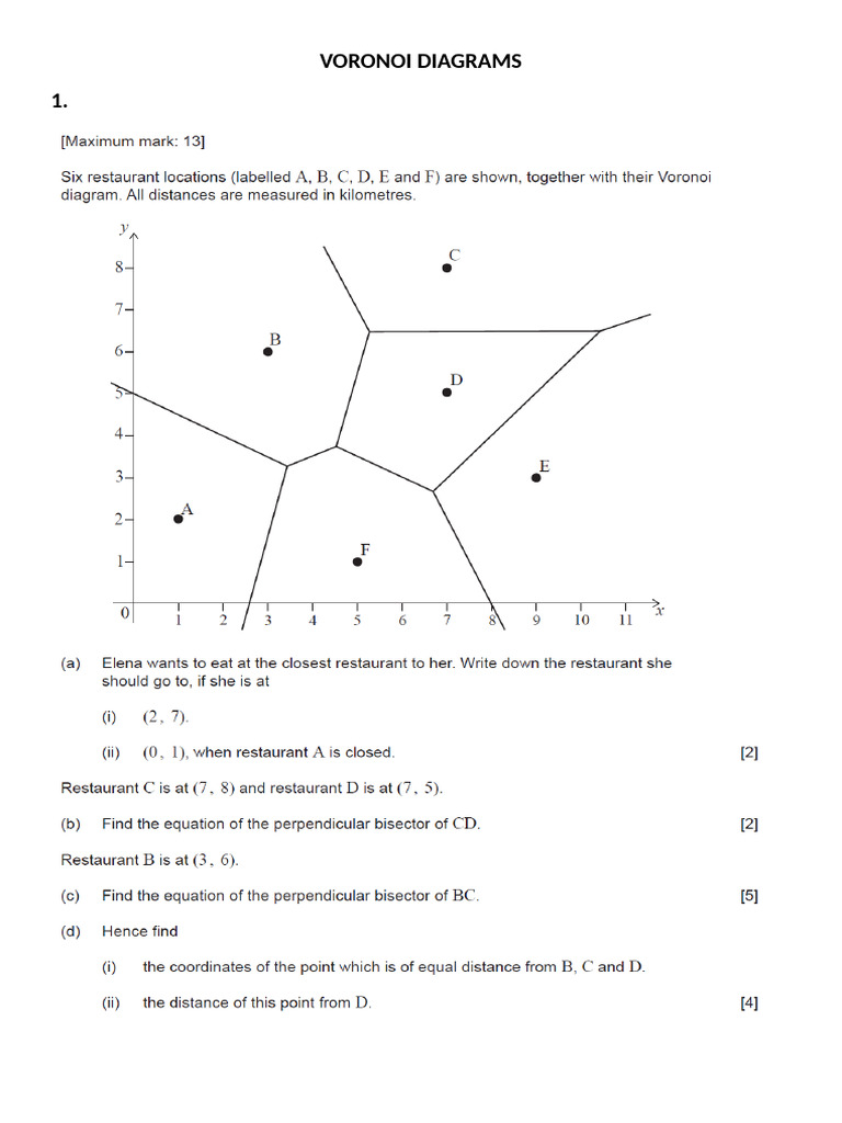 Voronoi Diagrams | PDF
