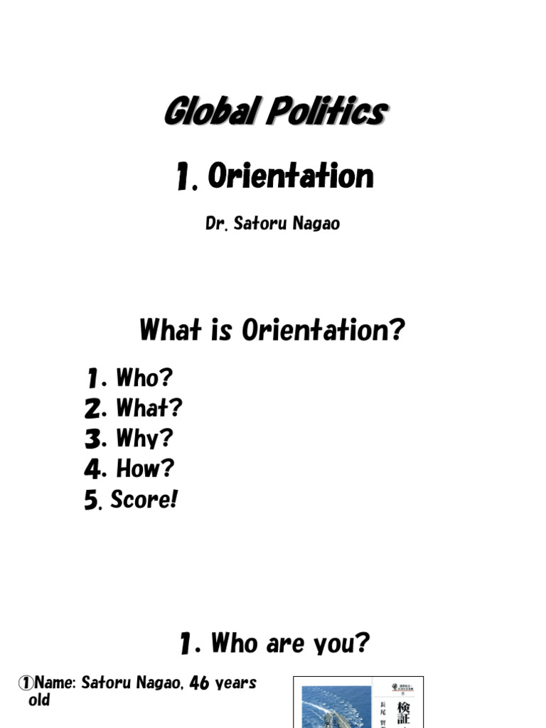 GP For Master Orientation | PDF