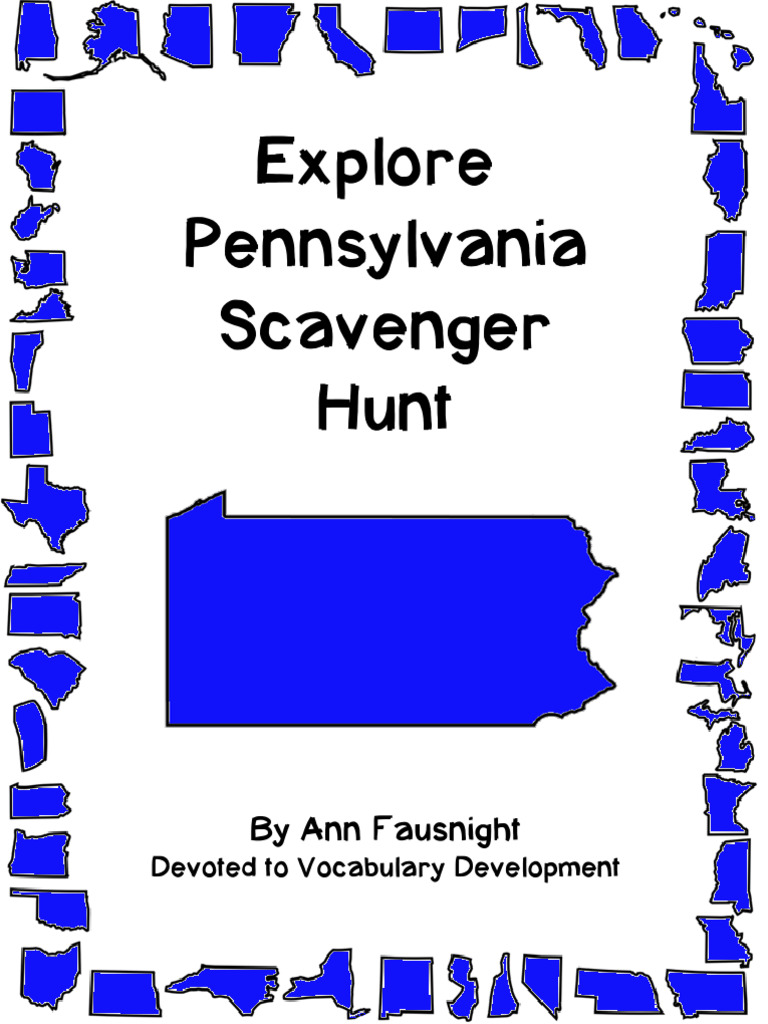 Pennsylvania Scavenger Hunt Activity | PDF | Pennsylvania ...