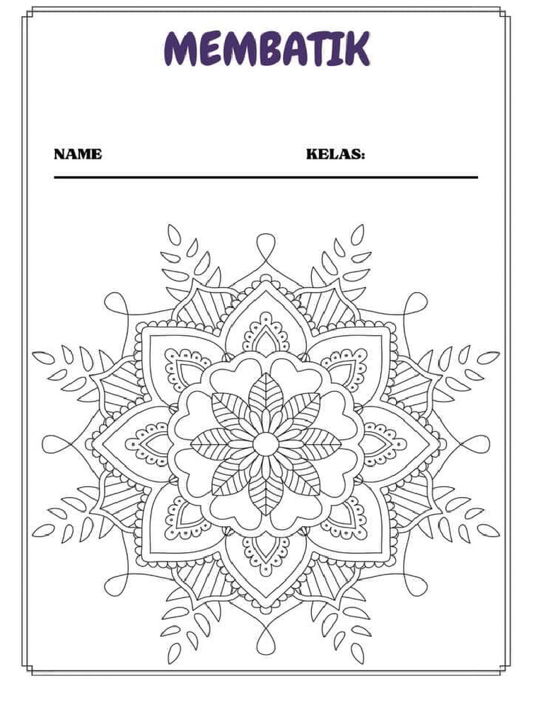 Membatik Kelas 6 | PDF