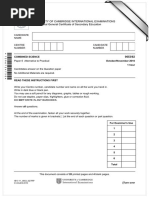 LGCSE Physical Science Paper 4 | PDF | Series And Parallel Circuits