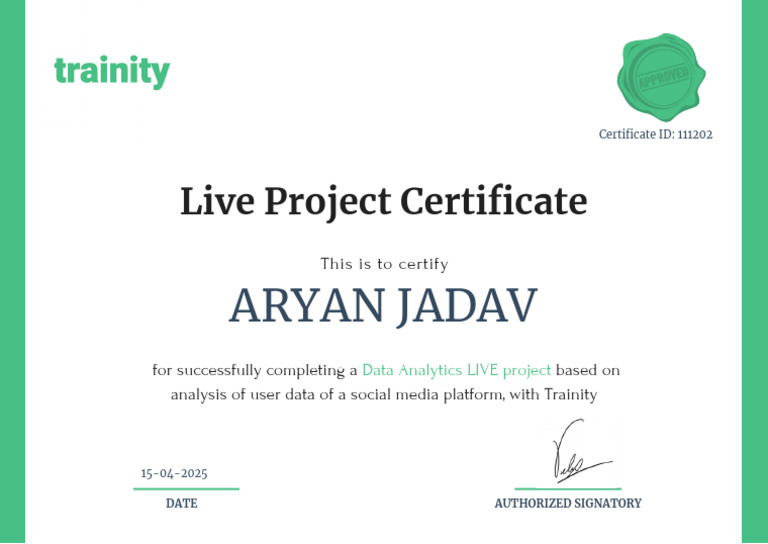 Mini Certificate | PDF