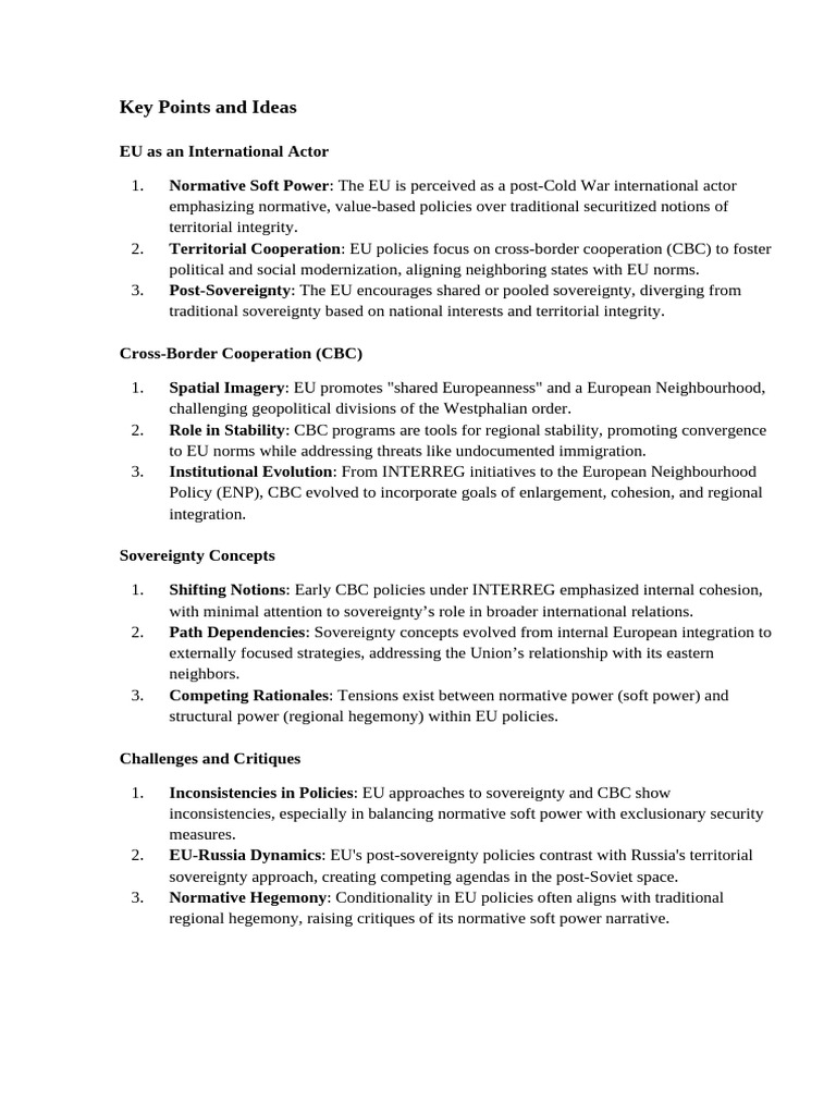 EU's Cross-Border Cooperation Dynamics | PDF | Moldova | European Union