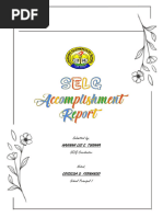 SELG General Plan of Action GPOA 2024 2025 | PDF | Wellness