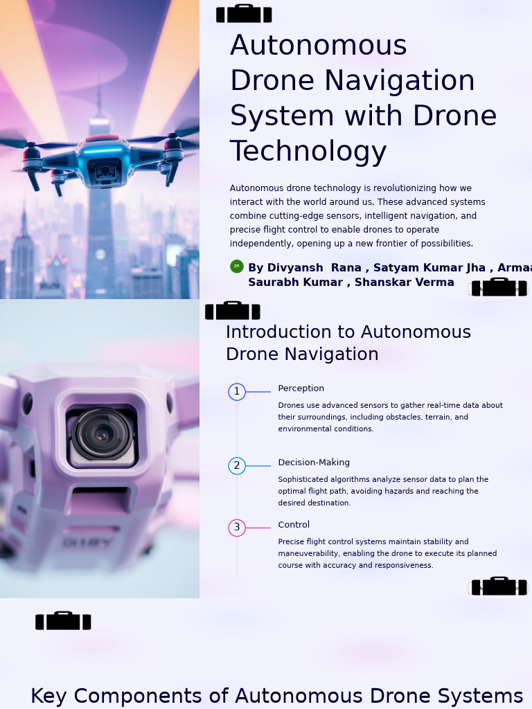 Autonomous Drone Navigation System With Drone Technology | PDF | Unmanned Aerial Vehicle ...