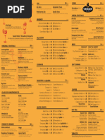 Opiuci Spirit & Liquor Menu Updated Apr 23 | PDF | Whisky | Soft Drink