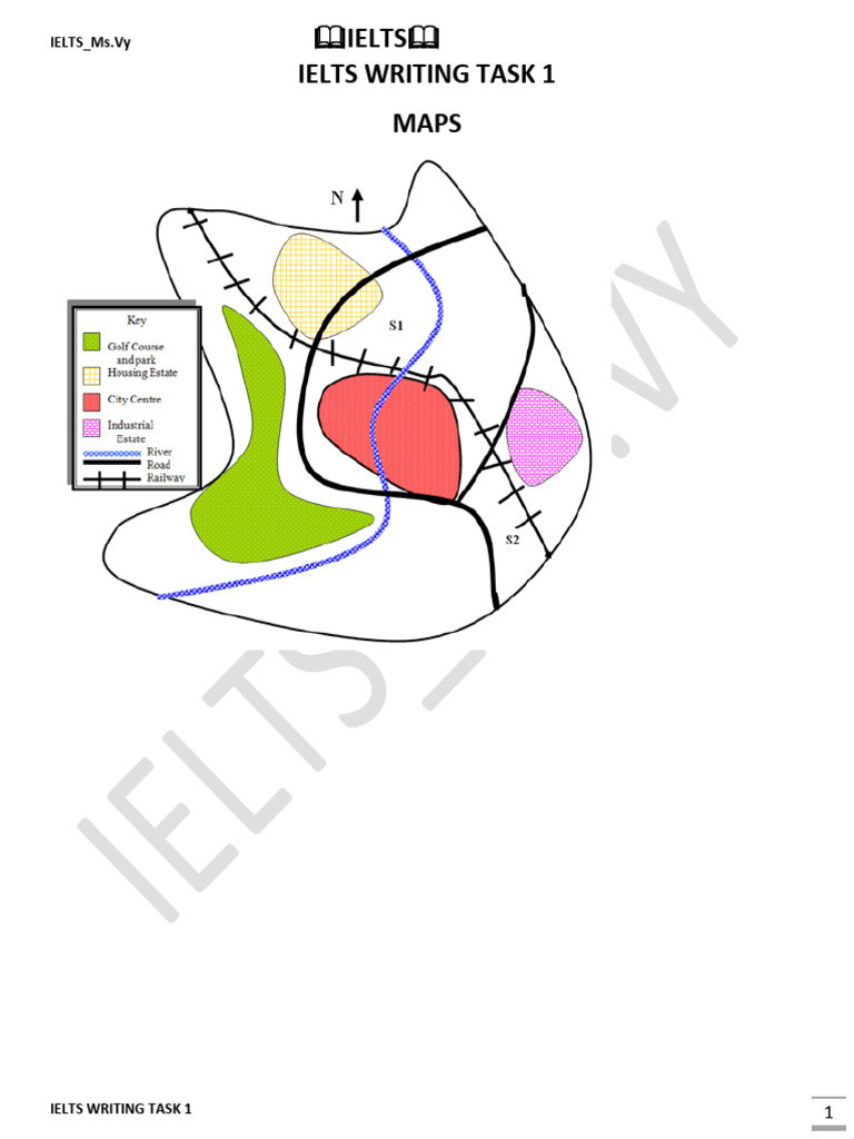 IELTS Writing Task 1 - Maps - Part 2 đã chuyển đổi | PDF | Hydroelectricity | Linguistics