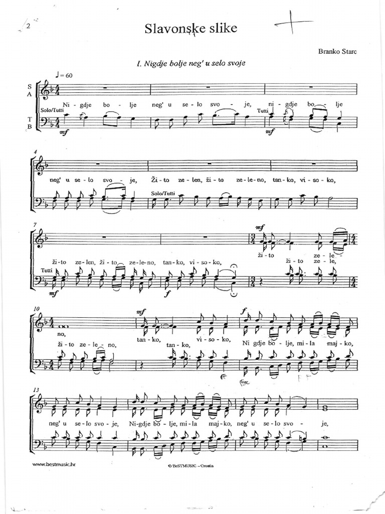 Branko Starc - Slavonske Slike | PDF