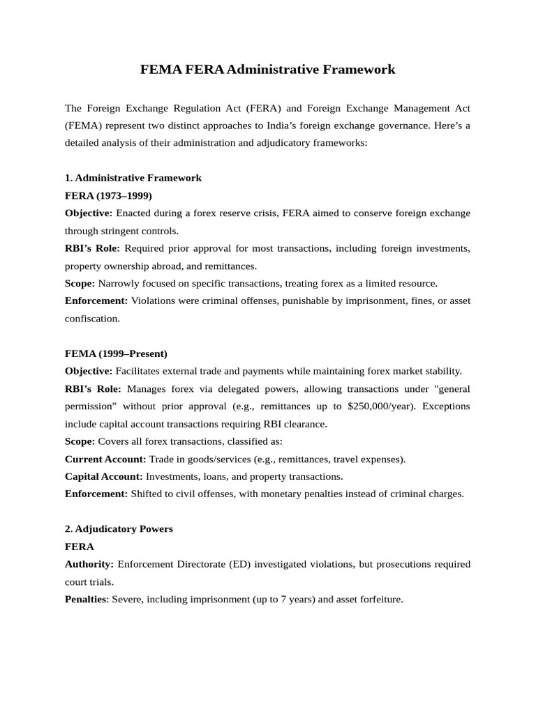 FEMA FERA Administrative Framework | PDF | Justice | Crime & Violence