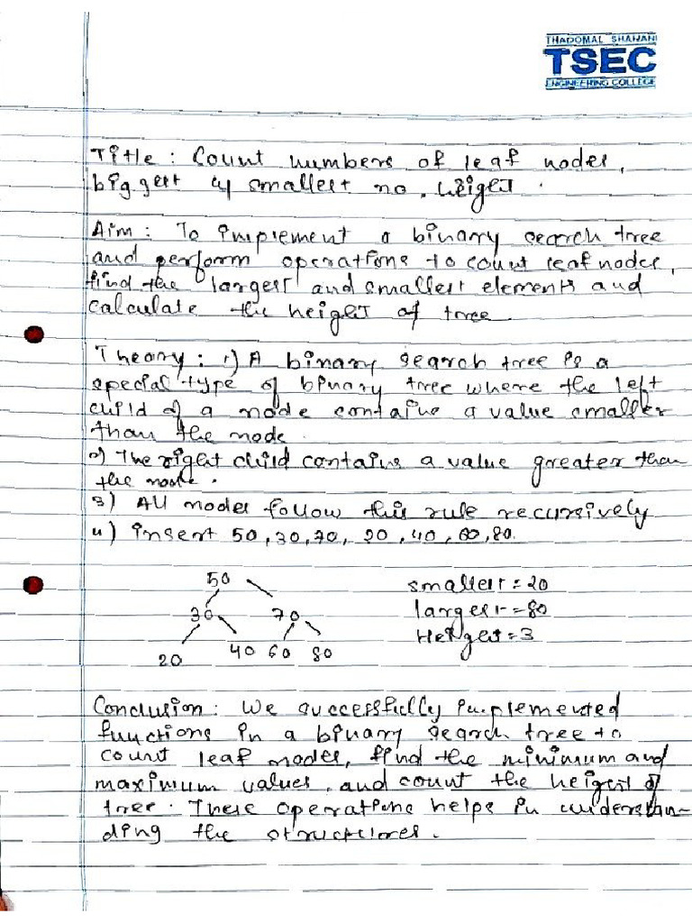 Binary Search Tree Merged Pdf Algorithms And Data Structures Computer Programming